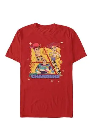 TOY STORY 5 Three Friends Game Changers Graphic T-shirt - Red