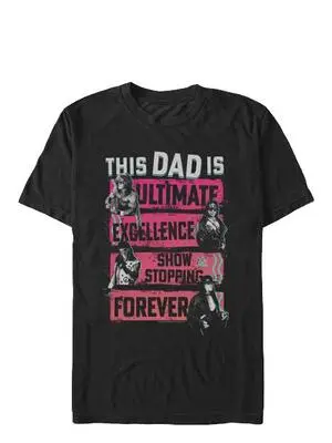 WWE This Dad Is Forever Graphic T-shirt - Black