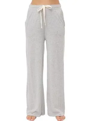 PAPINELLE Papinelle Jada Organic Cotton Wide Leg Pajama Pants