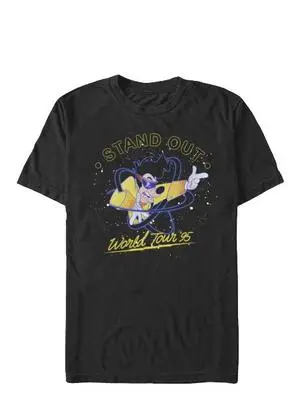 A GOOFY MOVIE Max Stand Out World Tour '95 Graphic T-shirt - Black