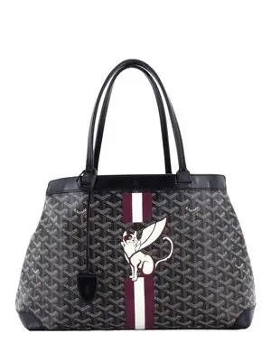 Goyard Bellechasse Bag Coated Canvas Pm - Black