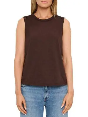 Michael Stars Supima Cotton Slub Jersey Tank - Java