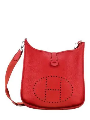 Hermès Evelyne Bag Gen Iii Clemence Pm Rouge Garance