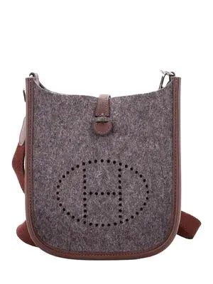 Hermès Evelyne Bag Gen Iii Felt Tpm - Grey