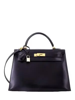 Hermès Kelly Handbag Box Calf With Gold Hardware 32 At Nordstrom Black
