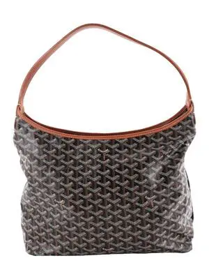 Goyard Boheme Hobo Coated Canvas Brown