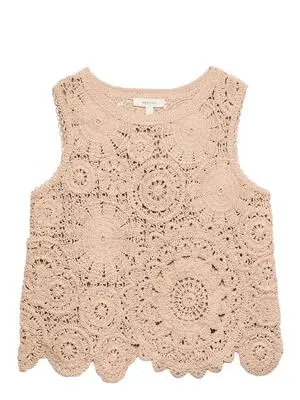 PER UNA BY M&S PER UNA BY M&S Crochet Knit Vest