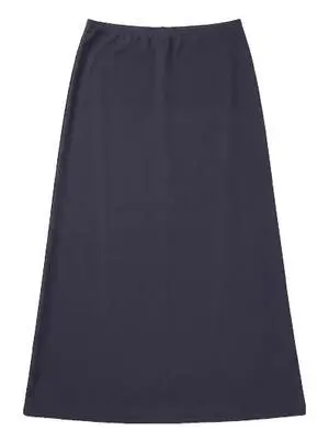 MONTE CARLO Elastic Waist Pull-on Skirt - Charcoal