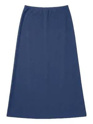 MONTE CARLO Elastic Waist Pull-on Skirt - Dark Blue