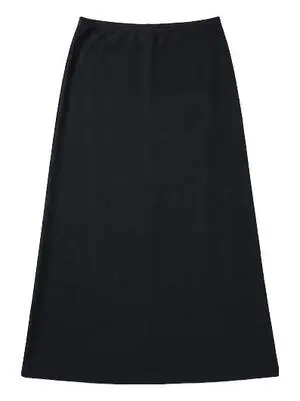 MONTE CARLO Elastic Waist Pull-on Skirt - Navy