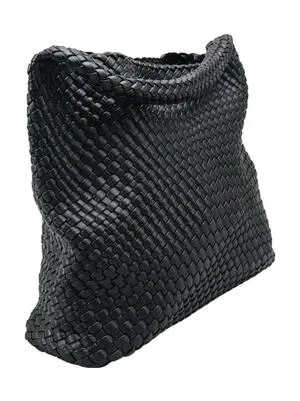 PROLOGUE SHOES Prologue Shoes Bellini Woven Handle Bag Black