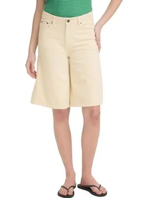ICHI ICHI Denim Bermuda Shorts