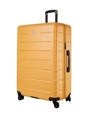 RICARDO BEVERLY HILLS Cambria Hardside Checked Luggage - Mango Tango