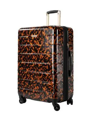 RICARDO BEVERLY HILLS Cambria 24-inch Hardside Checked Suitcase - Tortoise