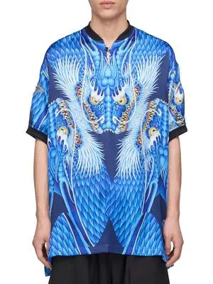 Y3 Satin Dragon Graphic Jersey - Multicolour