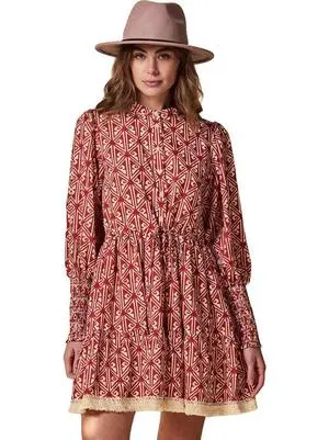 THE SHIRT The Brooke Dress - Rust
