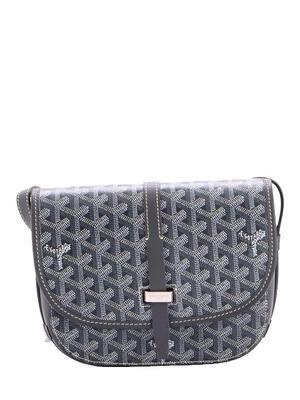 Goyard Belvedere Ii Messenger Bag Coated Canvas Pm Grey