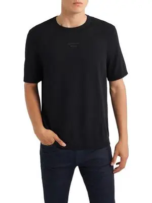 BOSS Porsche Spirit 70 Logo Short Sleeve Sweater - Black