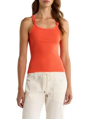 RE/DONE Knotted Rib Tank - Aperol