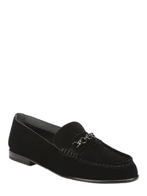 Franco Sarto Franco Sarto Maris Suede Chain Loafer Black