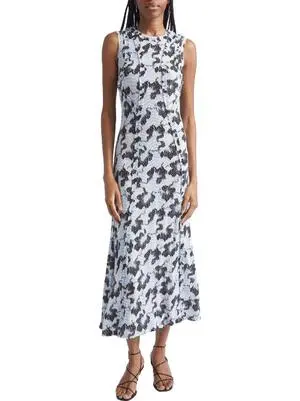 Ulla Johnson Isabelle Jersey Midi Dress - Ciel