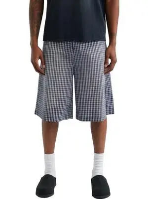 ELWOOD Seersucker Shorts - Plaid