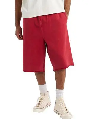 ELWOOD Cut Off Shorts - Red