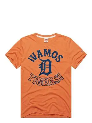 HOMAGE Detroit Tigers Vamos Tri-blend T-shirt - Orange