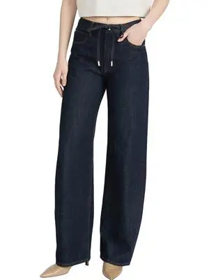 FRAME FRAME Drawstring Bow Jeans Rinse