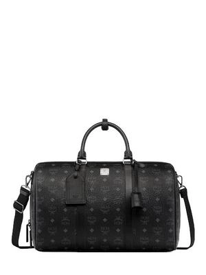 Mcm MCM Ottomar Weekender Bag In Visetos Monogram Canvas Black