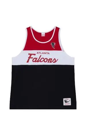 Mitchell & Ness Atlanta Falcons Color-blocked Tank Top - Black