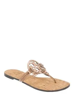 Tory Burch Tory Burch Miller Jelly Thong Sandal Soft Brown