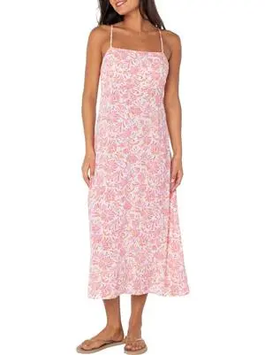 Roxy Balmy Sunset Midi Sundress - Dew
