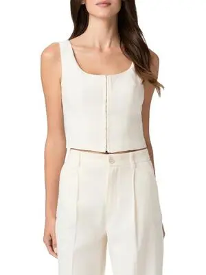 Paige Carra Corset Top - Bone