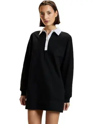 Cynthia Rowley Rugby Mini Dress - Black