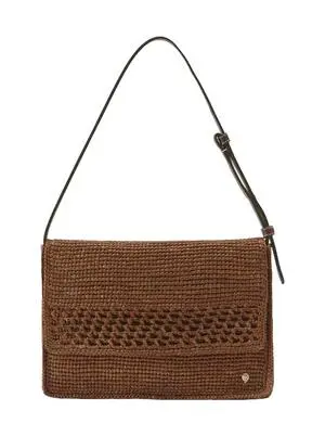 HELEN KAMINSKI Helen Kaminski Poppy Crochet Raffia Shoulder Bag