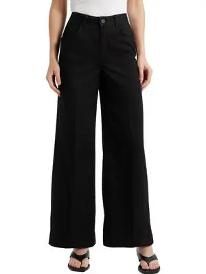 MAVI Mavi Jeans Five-Pocket Wide Leg Pants Black