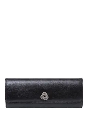 MICHELLE WILHITE The Mini Robbie Clutch - Black