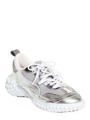 CHRISTIAN LOUBOUTIN Mara Sneaker - Silver