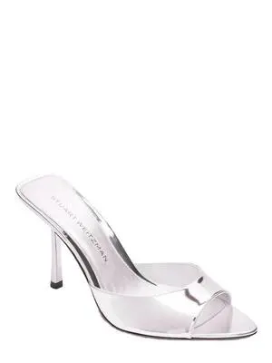 STUART WEITZMAN Lexington Mule 85 - Silver