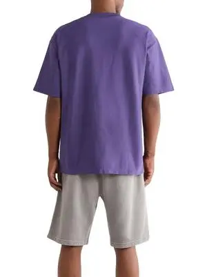 Carhartt Work In Progress Wip Label Embroidered Oversize Organic Cotton T-shirt - Calla
