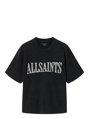 ALLSAINTS Organic Cotton Dash T-shirt - Black