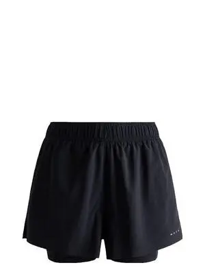 H&m Regular Fit Running Shorts With Drymove™ Technology - Black