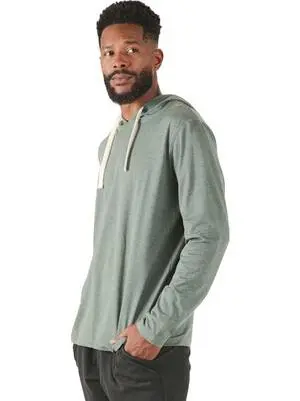 GLYDER GLYDER Bedford Hoodie With Drawstring Smoky Basil