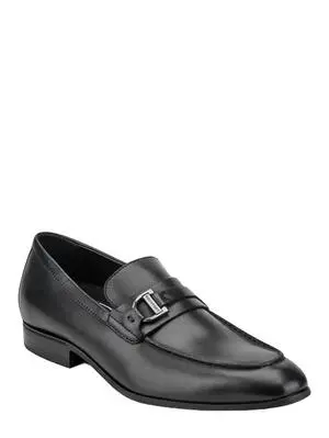 Rockport Carlo Leather Loafer With Horsebit Detail - Black
