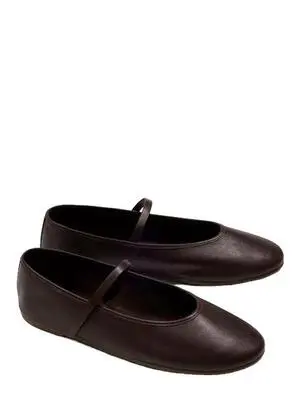 Tkees Reese Mary Jane Flat - Rich Brown