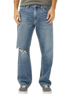 SILVER JEANS CO. Relaxed Straight Leg Jeans - Throwback