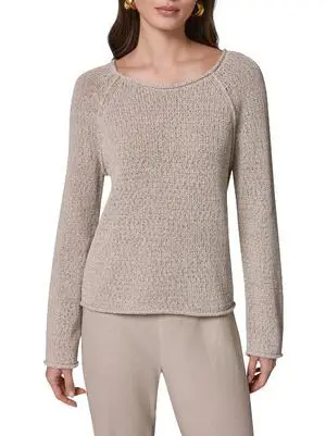 Donna Karan New York Easy Boat Neck Sweater - Sandstone Multi