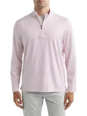 Johnston & Murphy Xc4™ Performance Game Day Quarter-zip Pullover - Red
