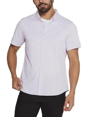 7 Diamonds Dorian Short Sleeve Performance Shirt - Iris